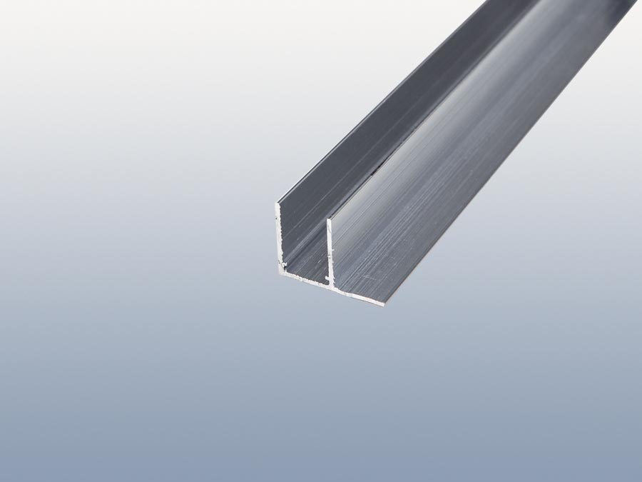 Alu F-Profil 10mm: Alu F-Profil 10mm